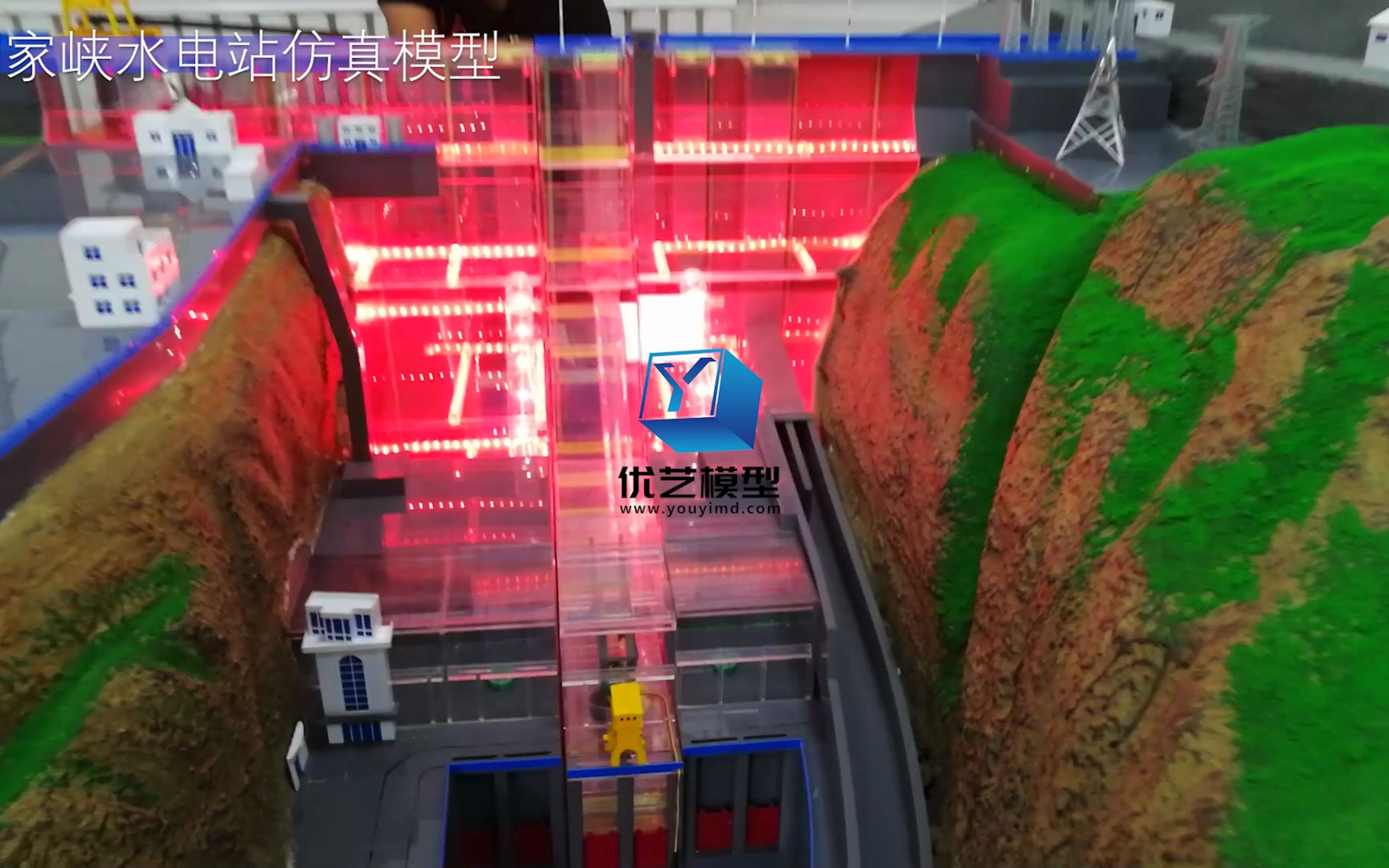 【湖南优艺模型】刘家峡水电站模型,水利枢纽模型,水力发电站模型