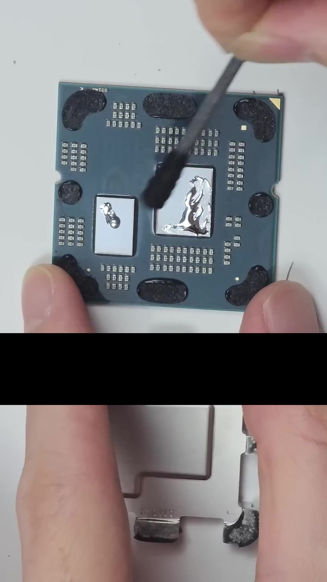 AMD锐龙积热严重?手动给CPU换硅脂,温度暴降25度! #CPU #电脑