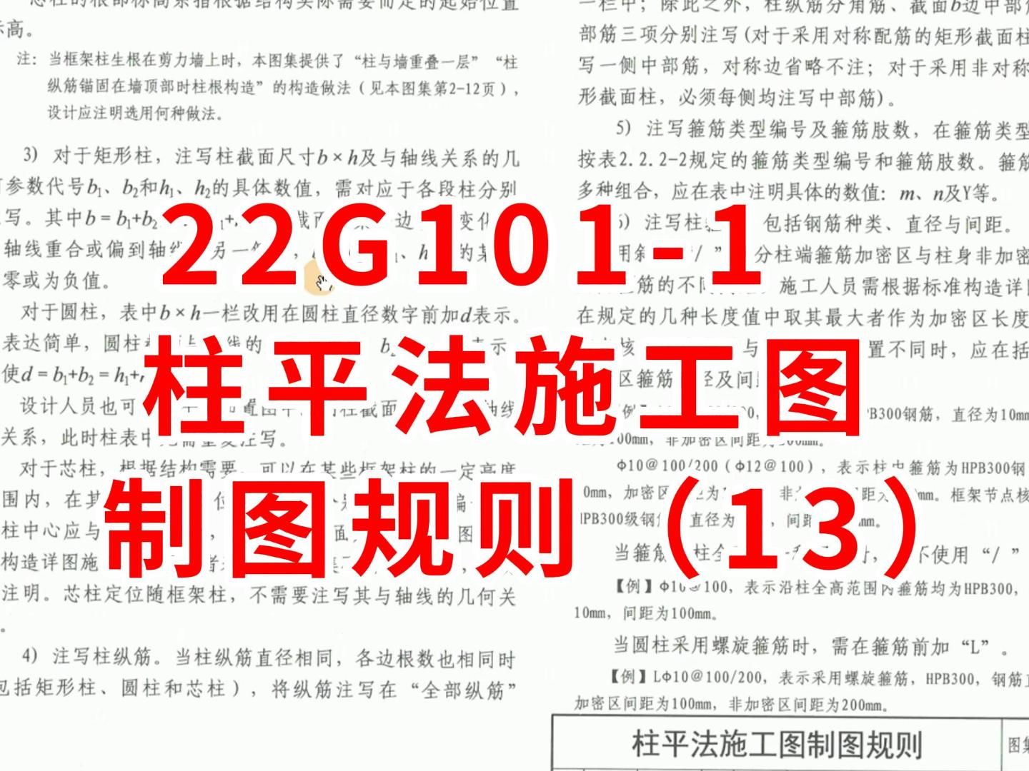 22G101-1柱平法施工图制图规则(13)/22g101图集讲解完整/22g101...