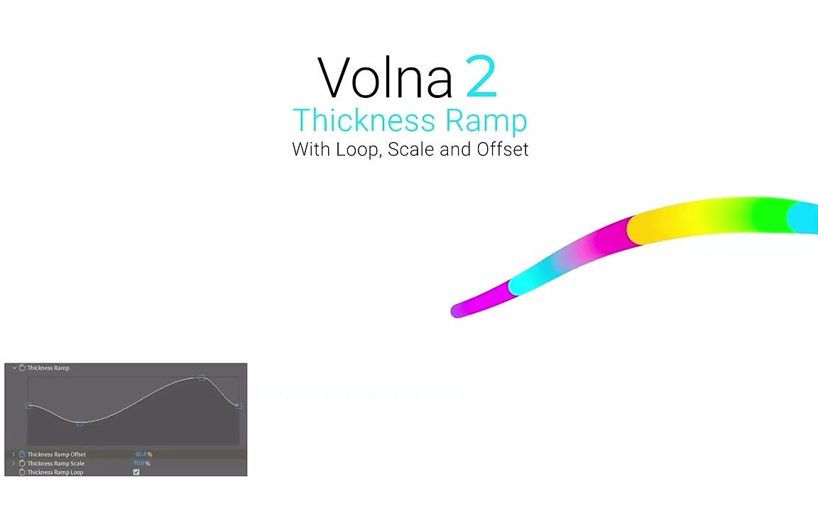 中文汉化AE插件-动态线条路径描边绘制生长动画 Volna V2.2 Win