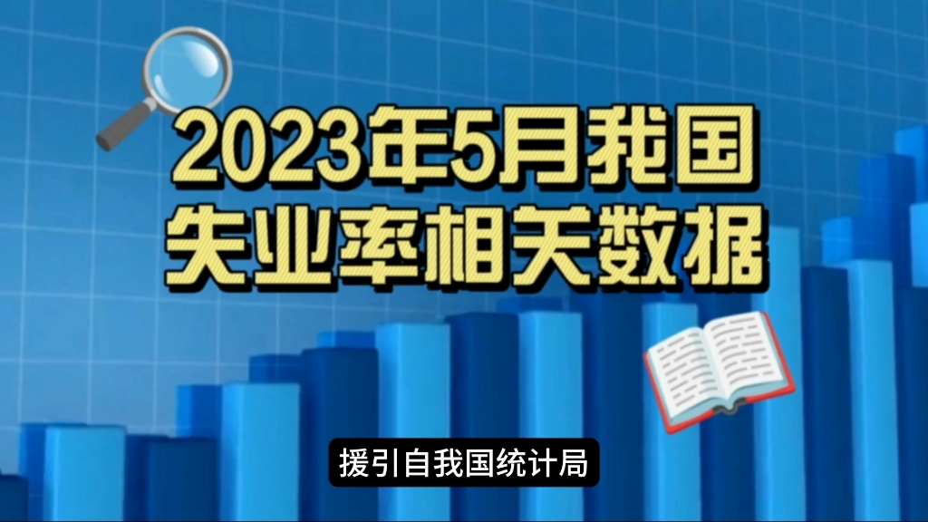 2023年五月我国失业率相关数据及统计标准