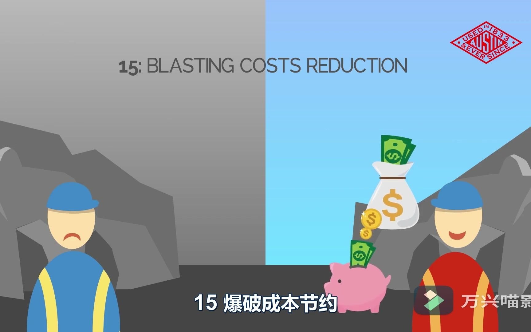 使用Enaex电子雷管的AUTIN POWDER公司总结的16项优点