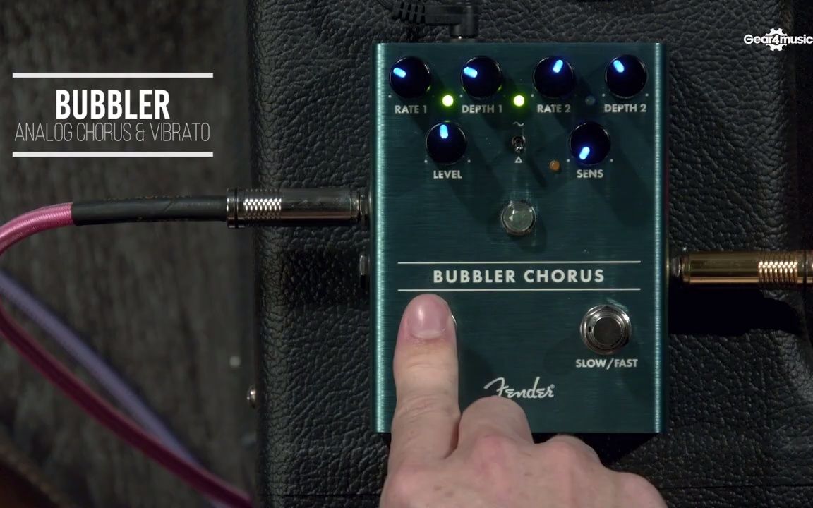 独特的立体声合唱颤音效果器 | Fender Bubbler Chorus 模拟合唱颤音单...
