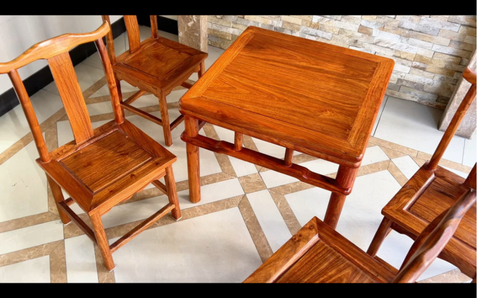 花梨木儿童餐桌#实木#红木#刺猬紫檀#餐桌#茶几