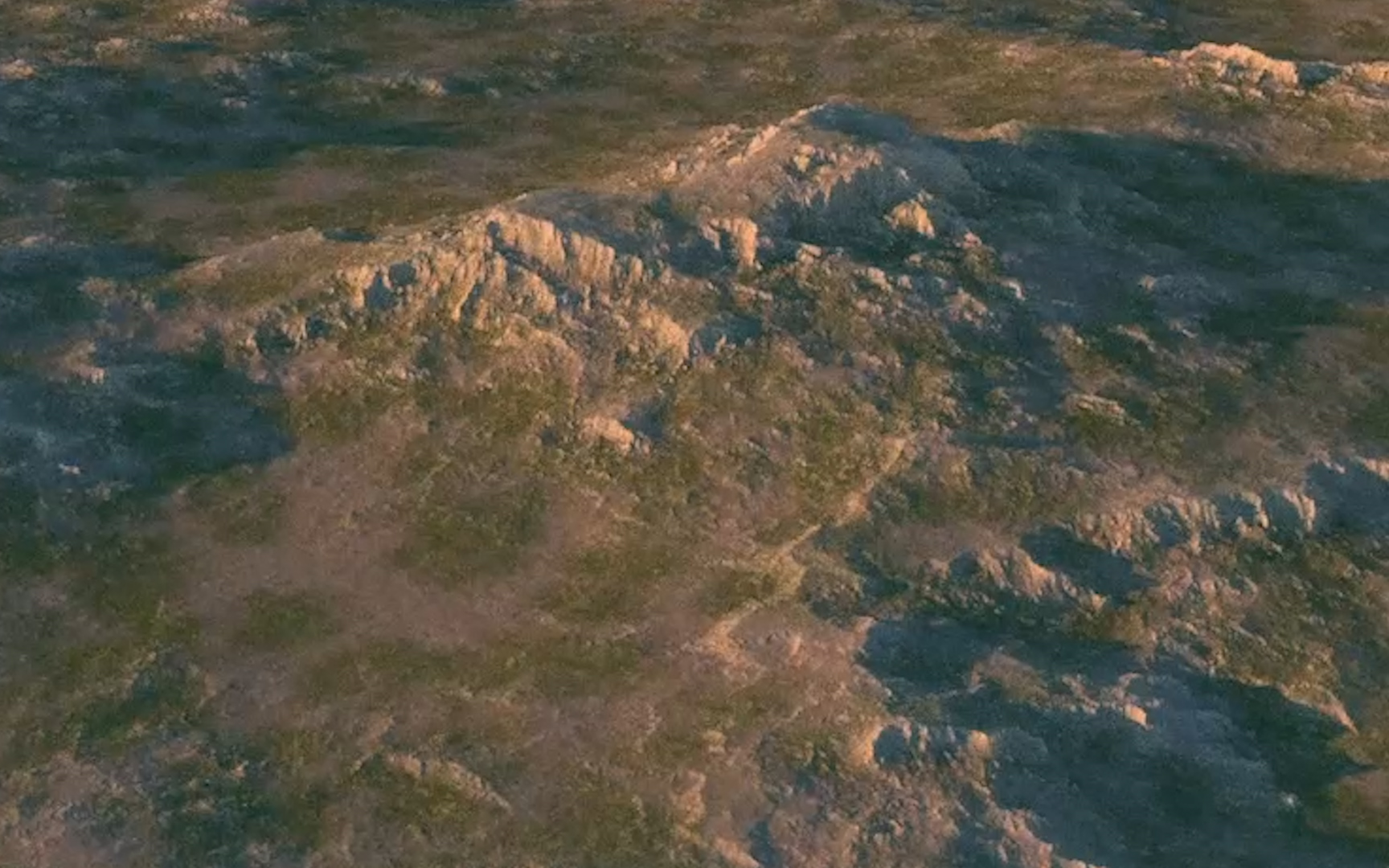 在C4D中制作地貌地形的方法,OC渲染器