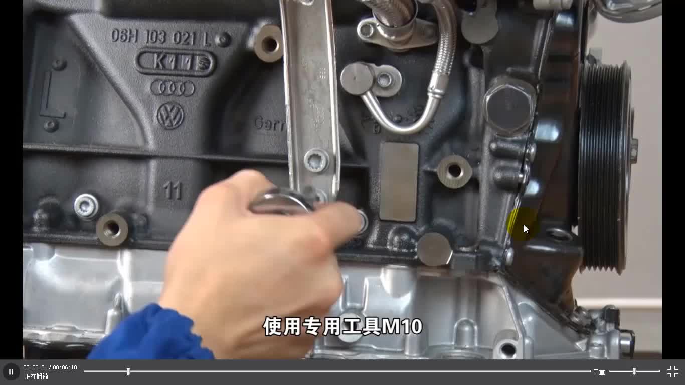 拆装涡轮增压器1