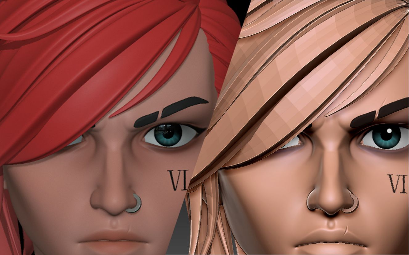 绘画颜色如何导出八猴渲染?zbrush基础教学!