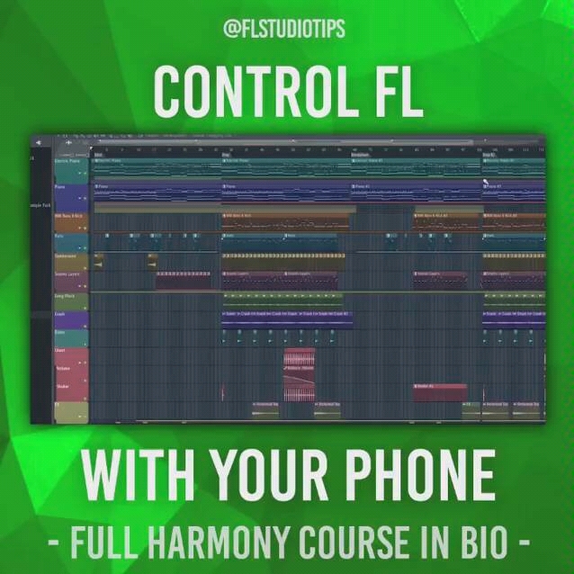 FL STUDIO 小技巧20:如何用手机远程操控FL STUDIO!