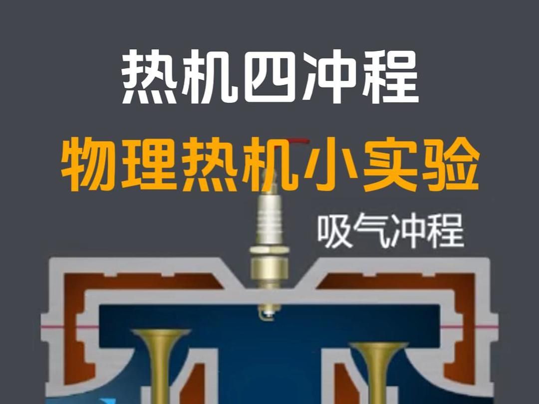 【初中物理】热机四冲程:物理热机小实验
