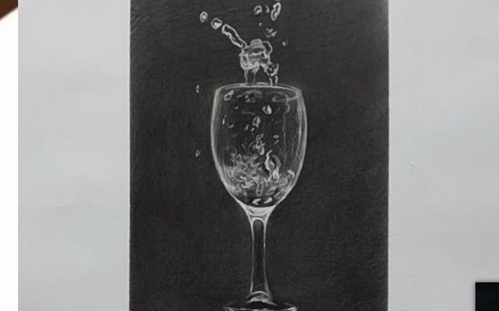 素描黑白灰以及素描玻璃质感的刻画,看不懂光影的一定要看