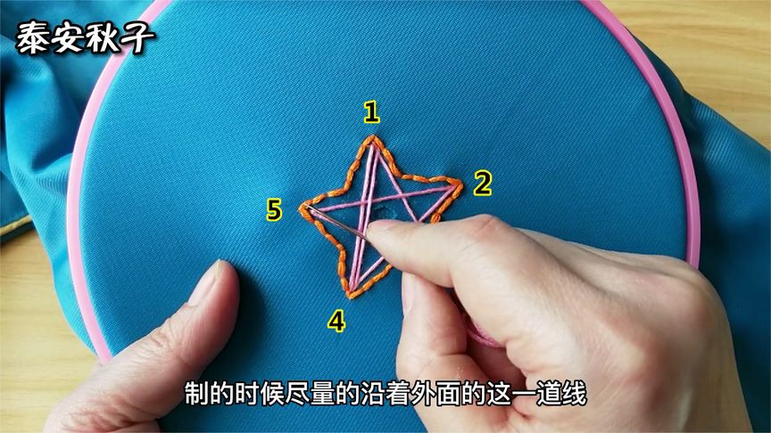 孩子的校服不小心破了个洞?画上五角星,简单缝几针:成品太惊艳