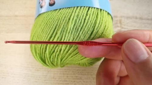 超级简单的双色线钩针花样针织45