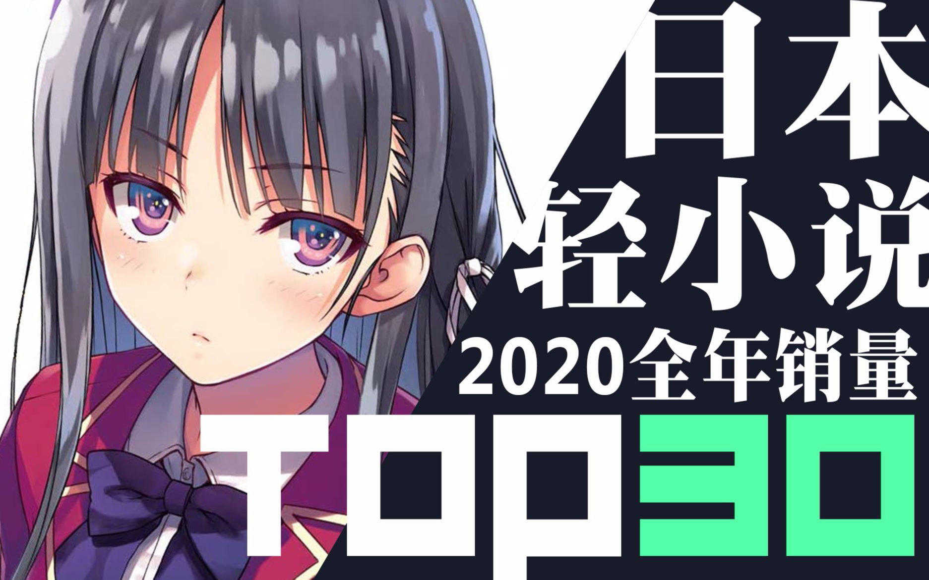 【排行榜】日本轻小说年度销量TOP30(2020年)