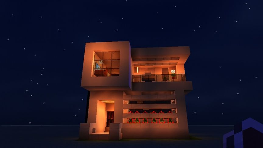 我的世界:简式别墅建造教程,建筑小白的福音