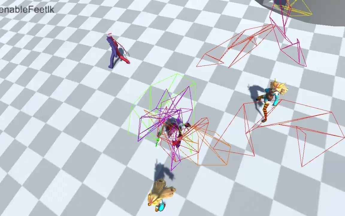 unity 基于模型生成的攻击碰撞检测