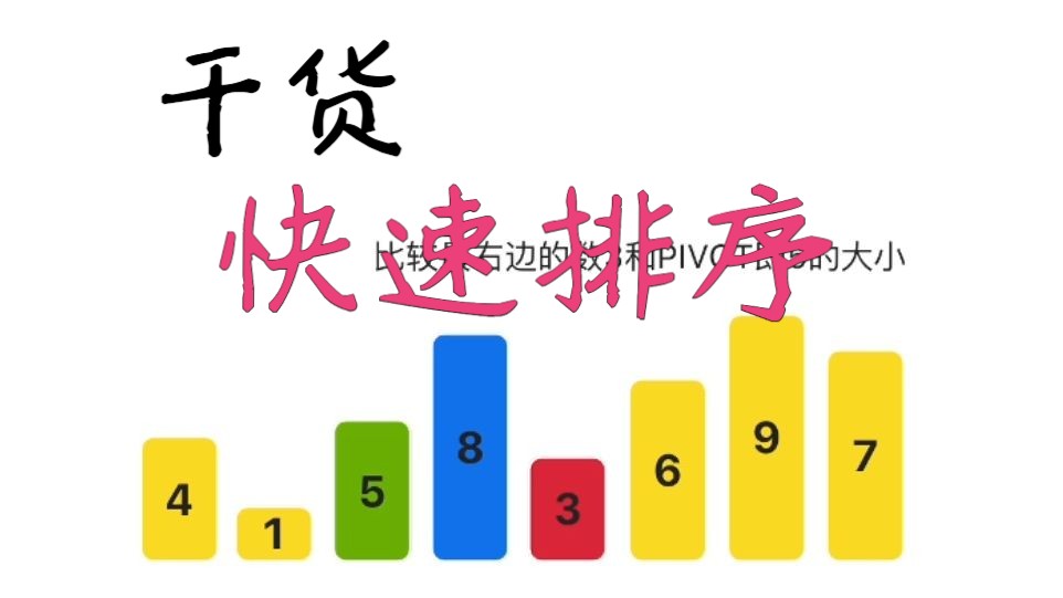 快速排序-3分钟极速掌握