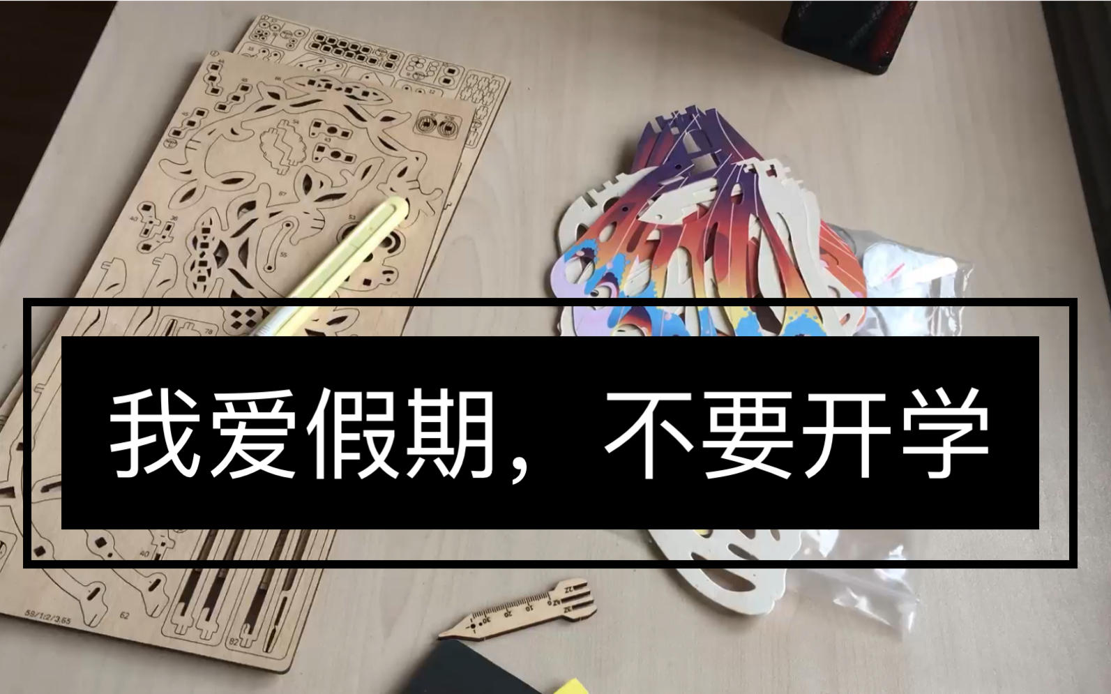 【木质机械蝴蝶拼装】—UGEARS Butterfly Assembly 成品展示指—2分...