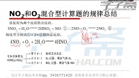 59高考化学方程式 二氧化氮与氧气、水反应