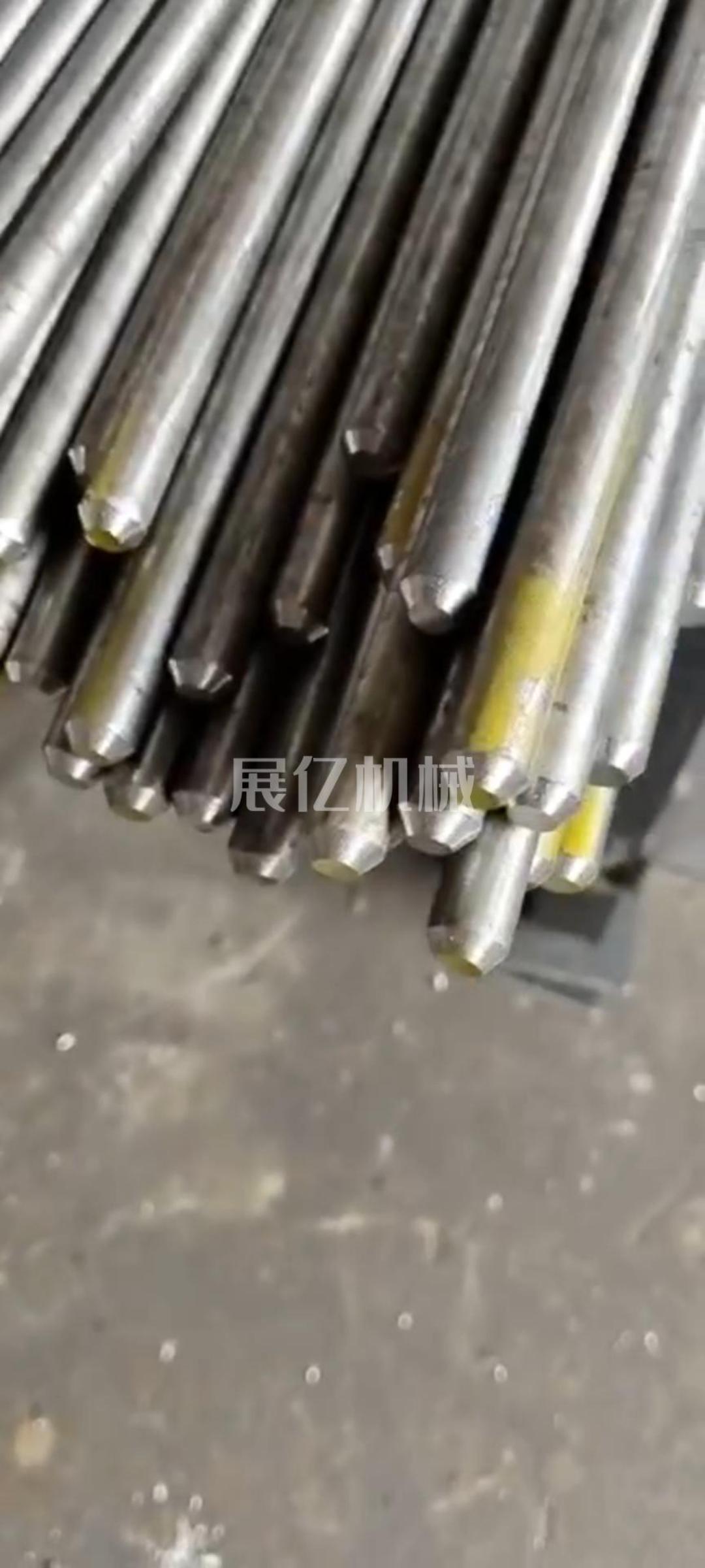实心棒单头倒角机生产过程
