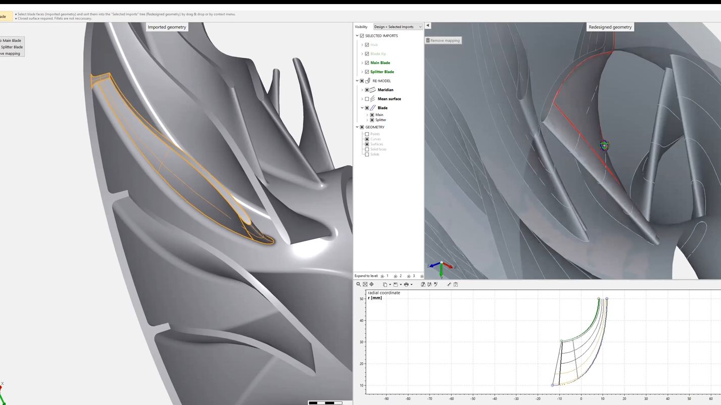 CFTurbo中离心压缩机逆向设计