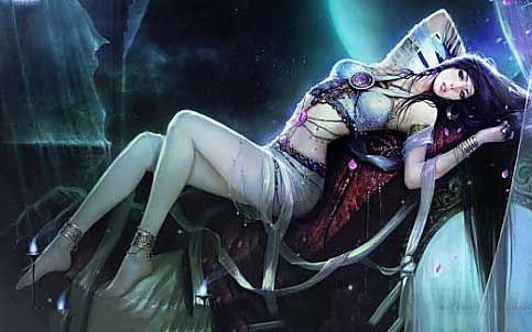 腿部的画法丨人物原画cg插画手绘基础绘画教程