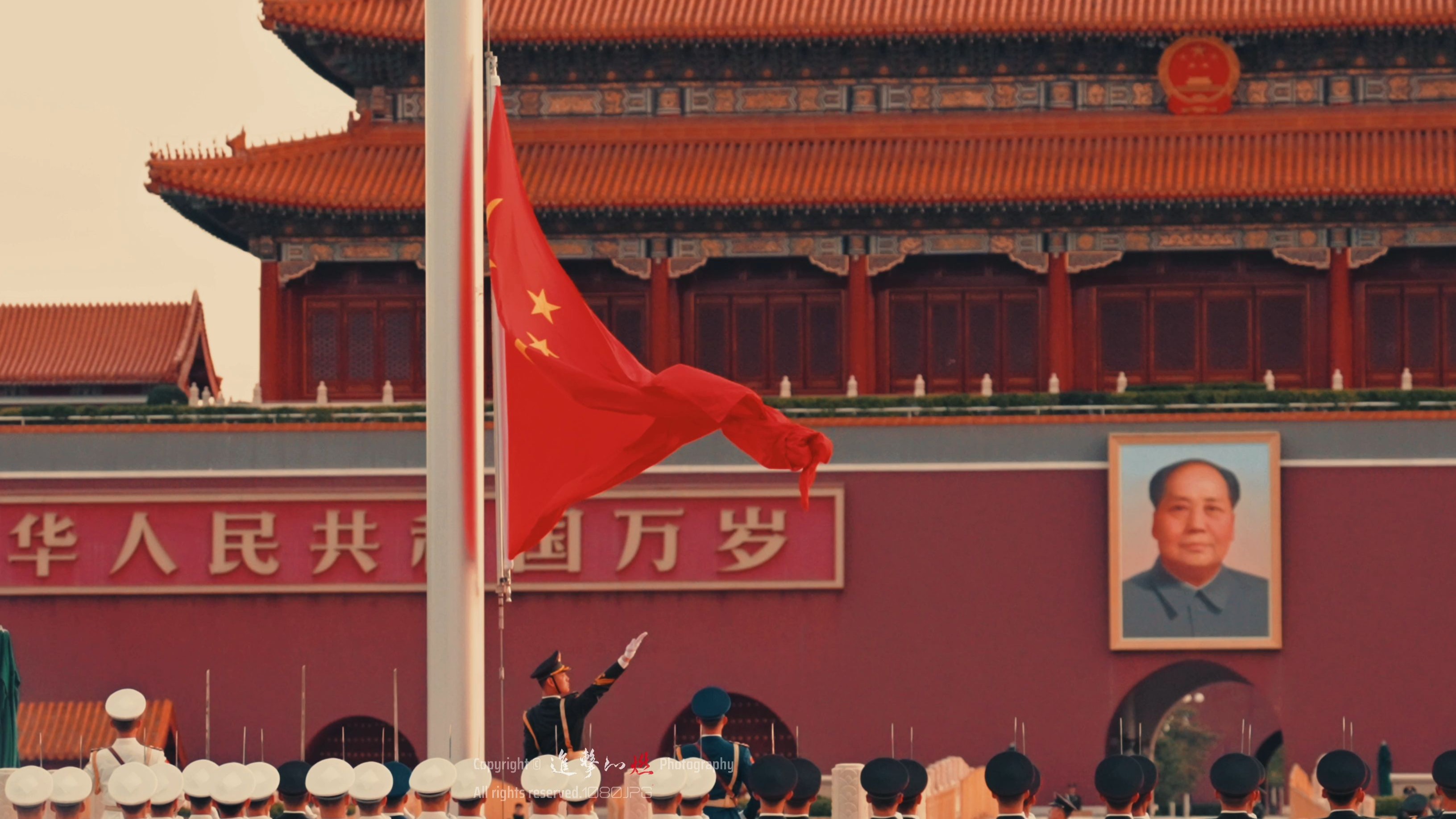 【游客视角】完整版天安门广场升旗仪式