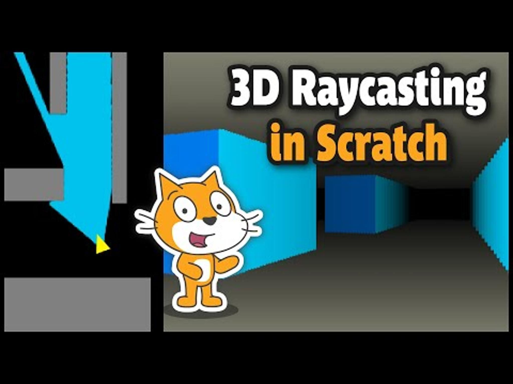 【griffpatch】光线投射3D游戏 Part1:如何制作3D游戏 ߎ�:Scratch ...