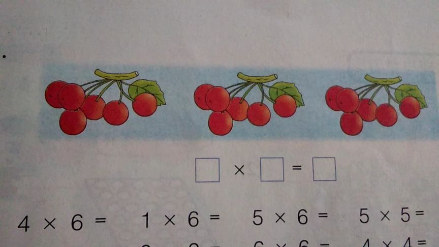 二年级数学上册:利用乘法口诀解决问题。