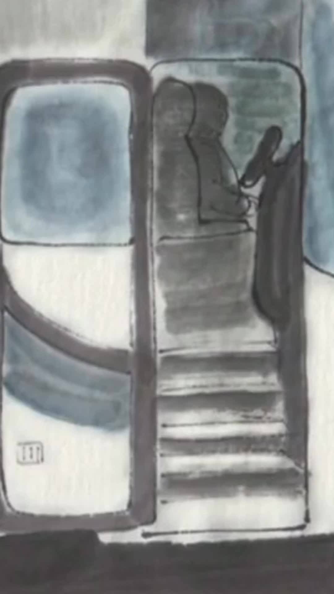 用墨汁一张一张画出来的动画,水墨画风真的超爱
