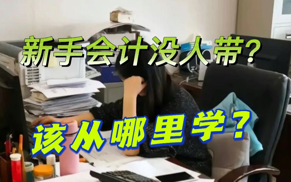 新手会计没人带该从哪里学?过来人告诉你做账、报税很重要