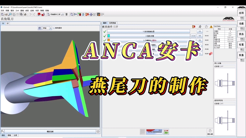 ANCA 安卡 燕尾刀制作 萨克,鼎维,远山,罗曼蒂克,哈威玛,苏特 瓦尔特(...