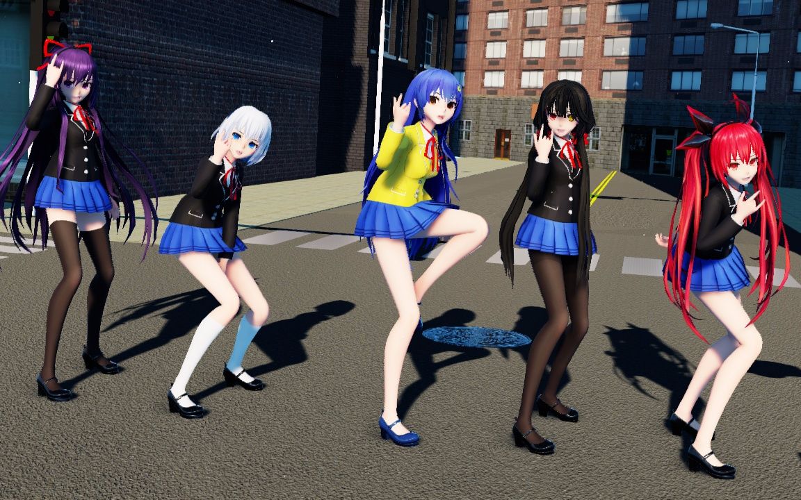 【约会大作战 MMD】来和精灵们一起Rucking rock!(好像混进了什么...