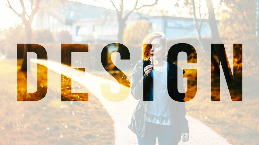 一分钟PS透明文字效果创意合成