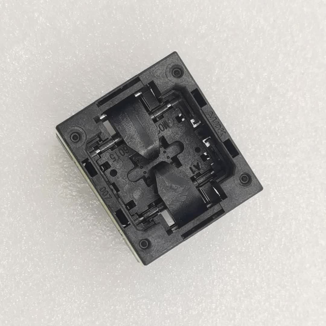 HMILU鸿怡电子ANDK烧录座 DFN8-1.27-5x6下压探针测试座