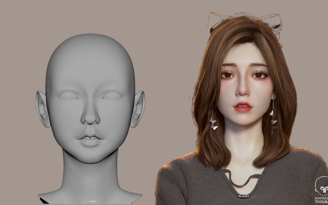 【Maya】韩系欧尼 贴图制作规范及布线要求