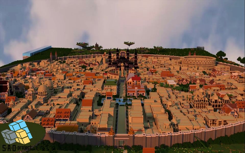 【Minecraft-刀剑神域】四年精品RPG血汗之作!建筑与技术的双重结晶...