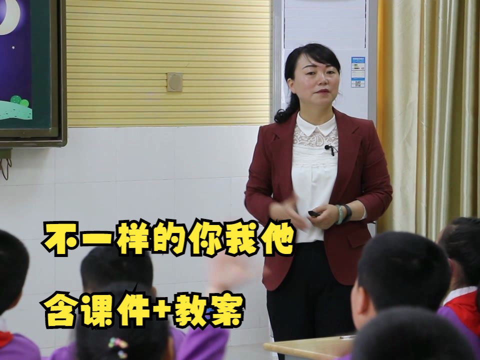 三年级下册第2课《不一样的你我他》王老师 省赛同课异构 小学道德与...