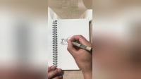 简笔画教程大奶牛画法