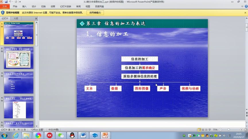 3.1章文本信息的加工