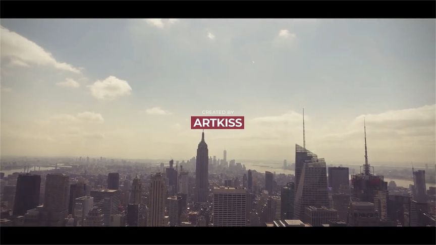 创意城市介绍AE模板