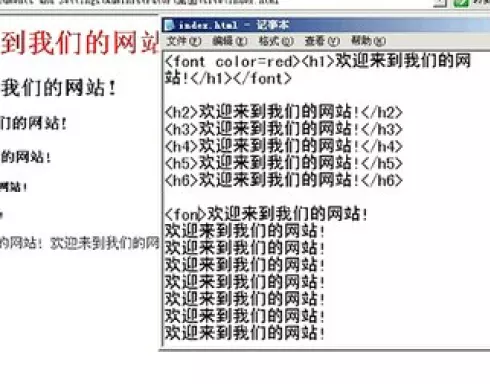 html什么代码可改变字体大小_html视频教程