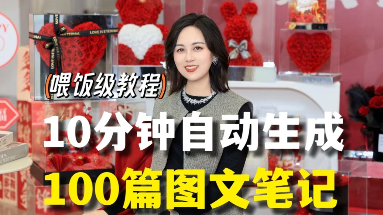 效率翻倍!揭秘批量出图技巧,1小时产出100张精美图文,全程录屏教学