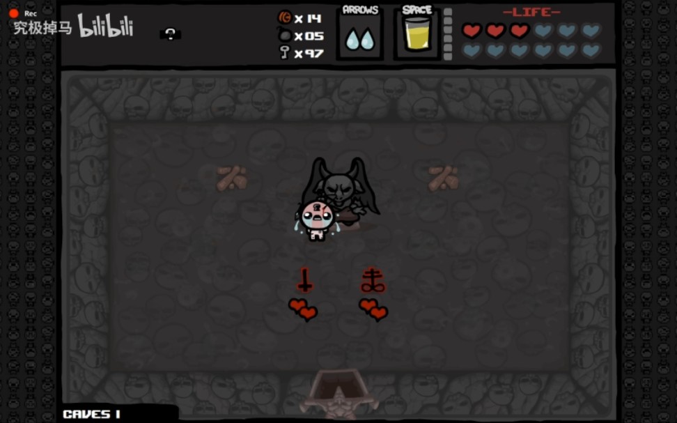 以撒的结合开荒:放两个近期冲击撒旦失败合集