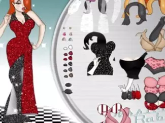 兔女郎搭配.swf小游戏.最后拍摄