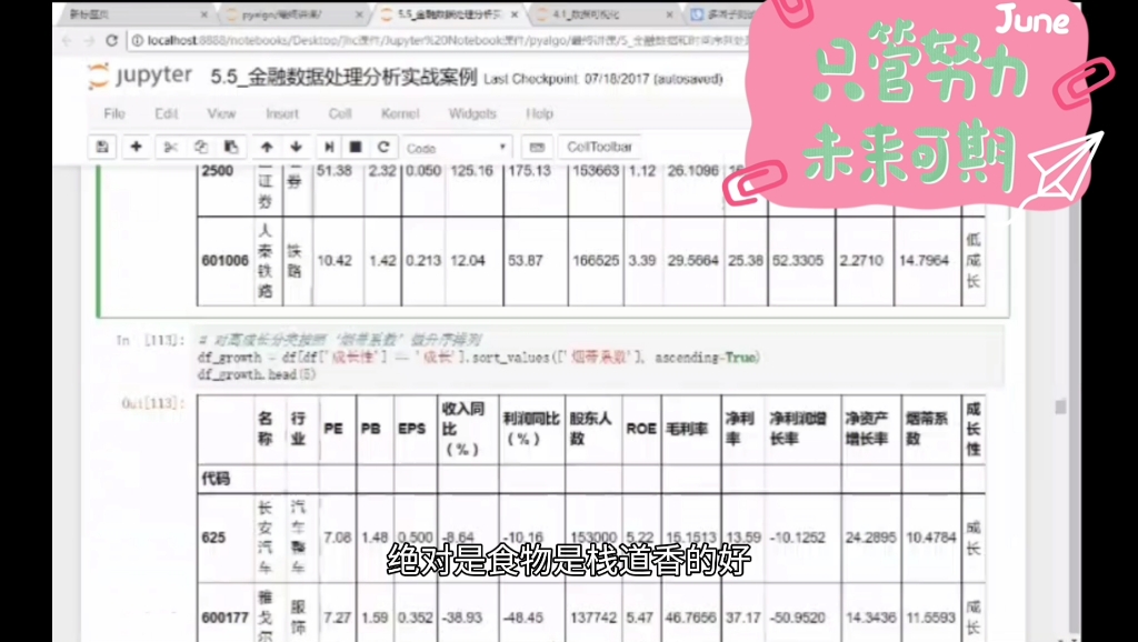 Python量化交易学习:python代码的编程思维方式