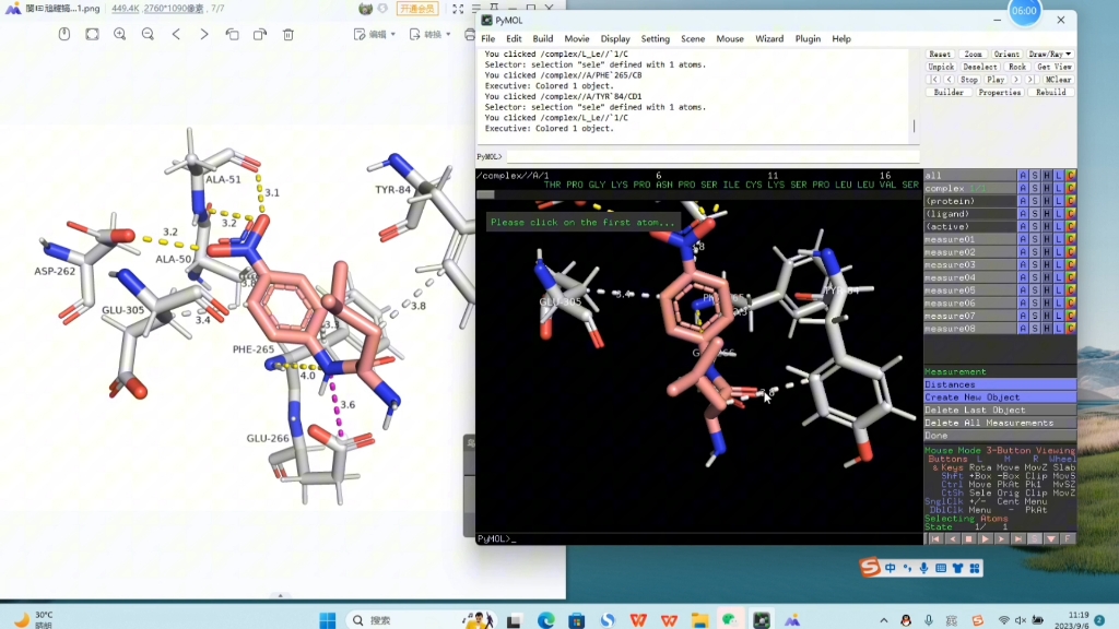 手把手教你绘制分子间相互作用力|发文必备(中)