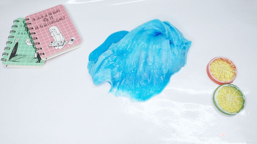 只用两种材料做起泡胶,方法超级简单,适合没有材料的新手无硼砂