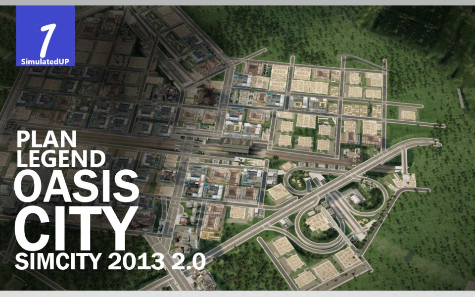 【模拟城市新2.0版/绿洲建造Part1】道路包与终极城市规划
