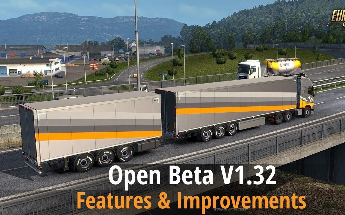 欧洲卡车模拟2 1.32版本更新开放测试