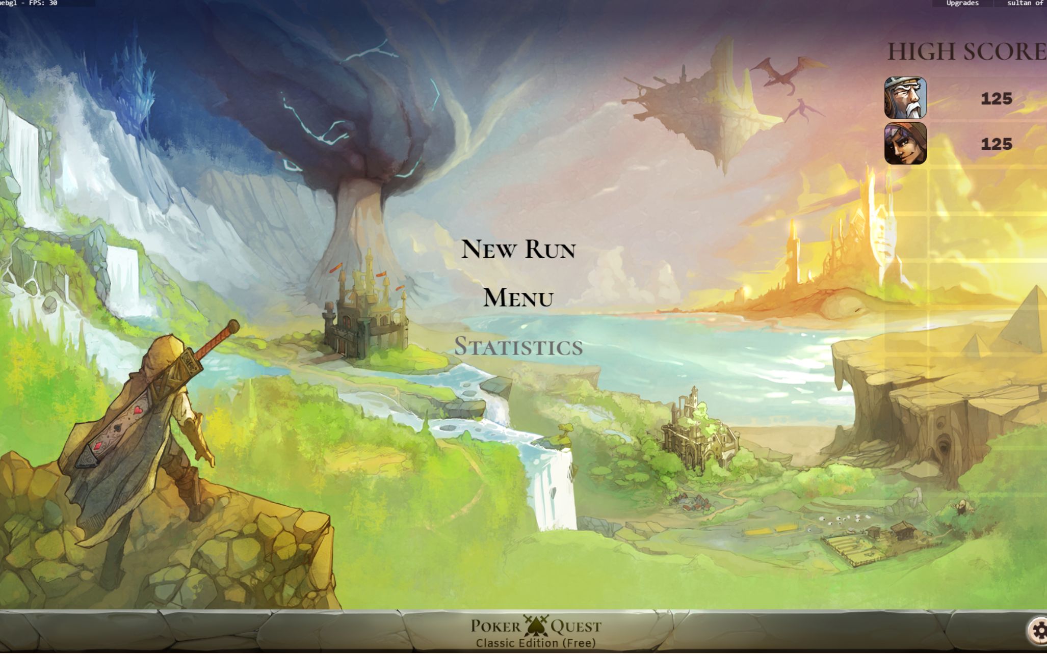 Poker quest(卡牌任务),一款类似爬塔的扑克战斗游戏